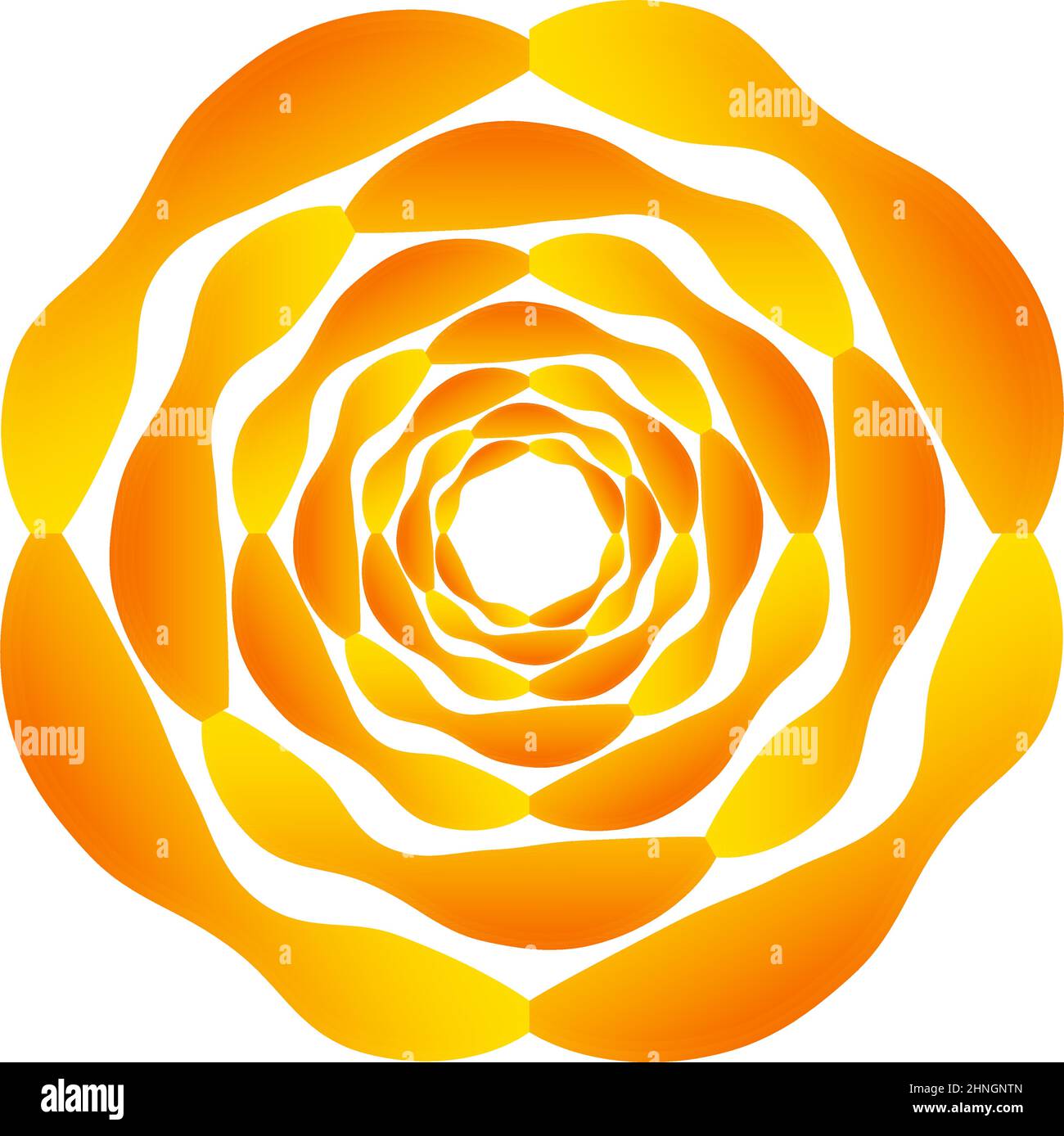 Abstract geometric circle, ring design element. Circular, concentric ...