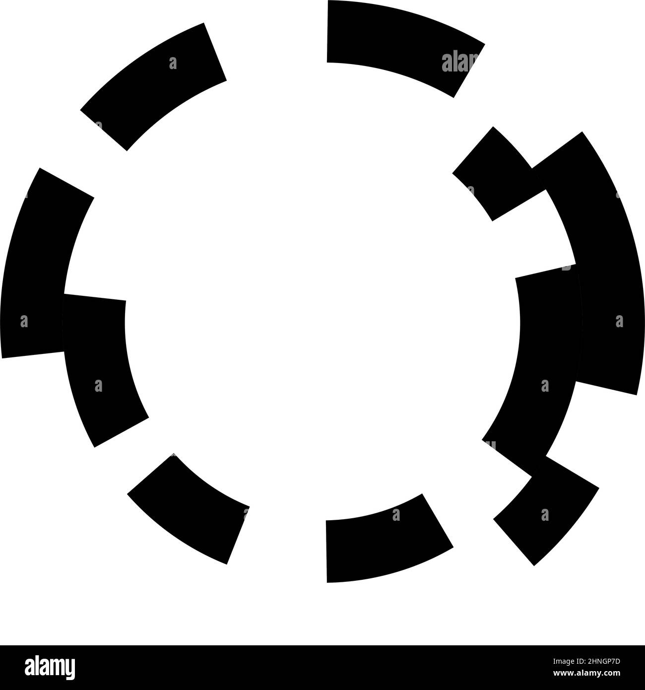 Abstract circle graphic. Geometric circle, ring design element ...