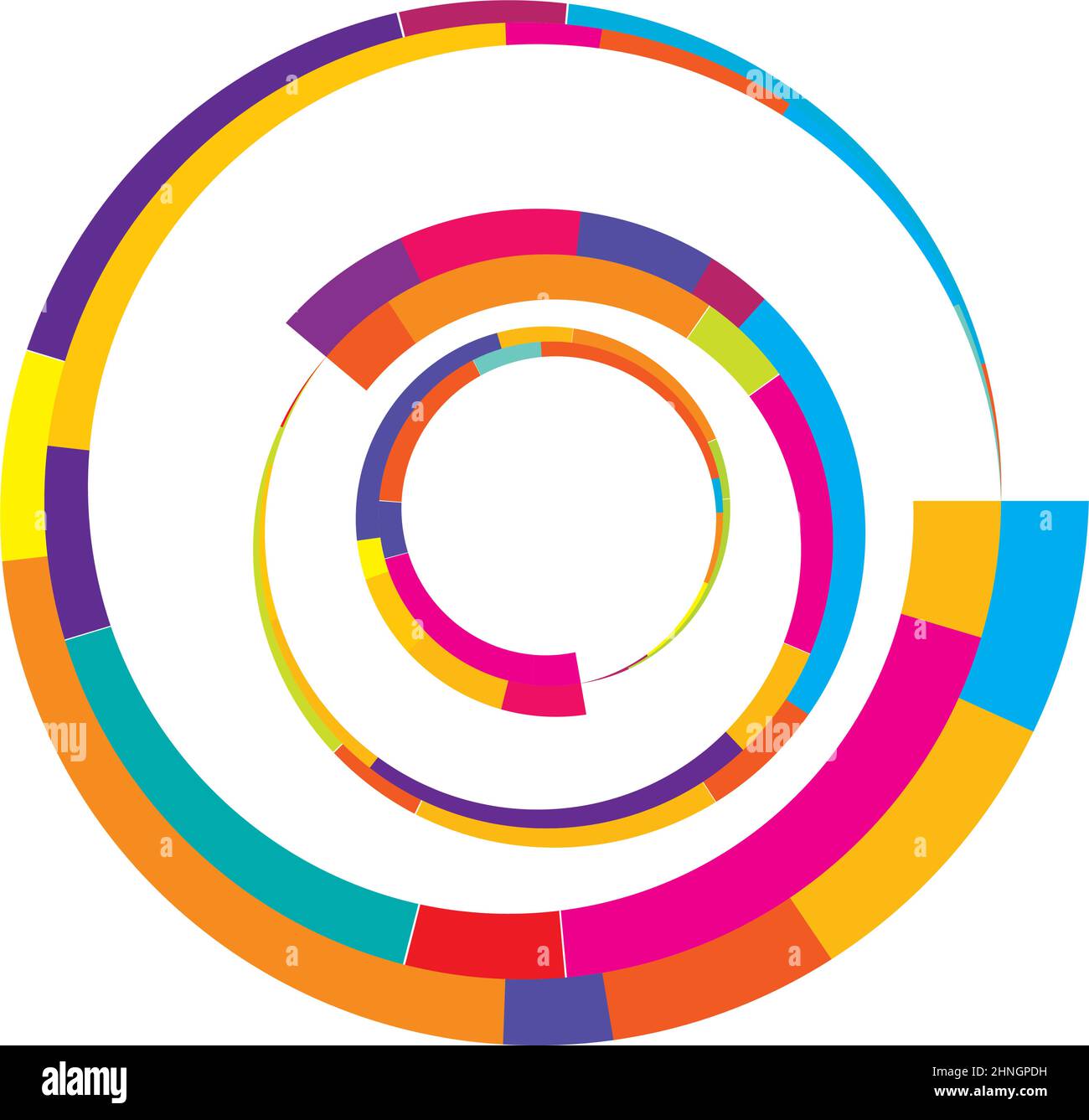 Abstract circle graphic. Geometric circle, ring design element ...