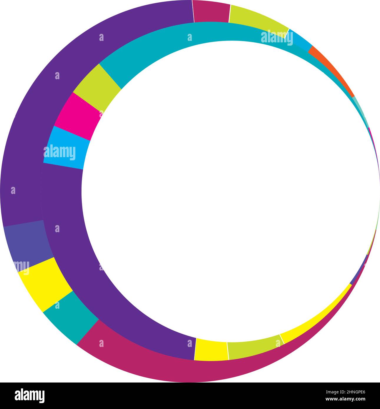 Abstract circle graphic. Geometric circle, ring design element ...