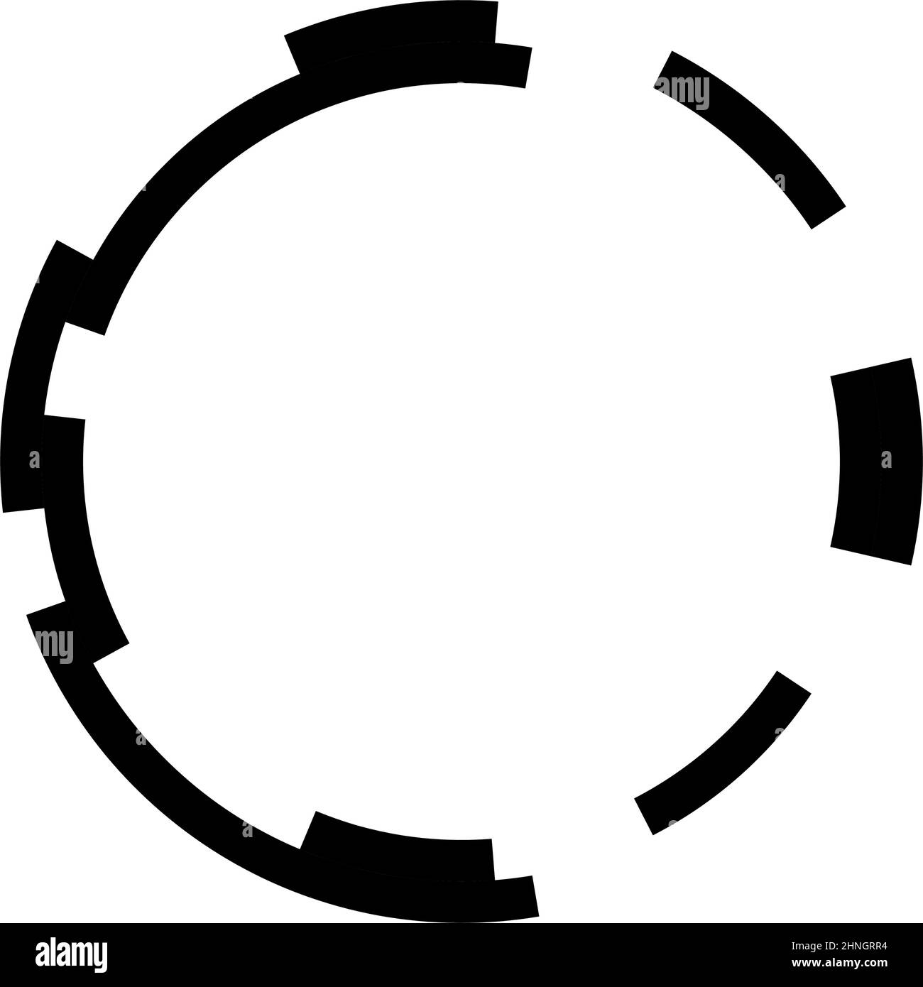 Abstract circle graphic. Geometric circle, ring design element ...