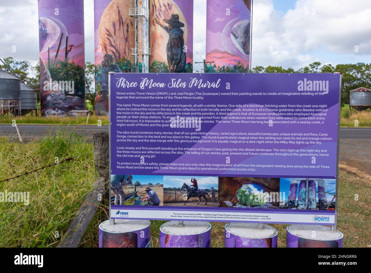 'three moons' silos in central queensland in australia depicts the ...