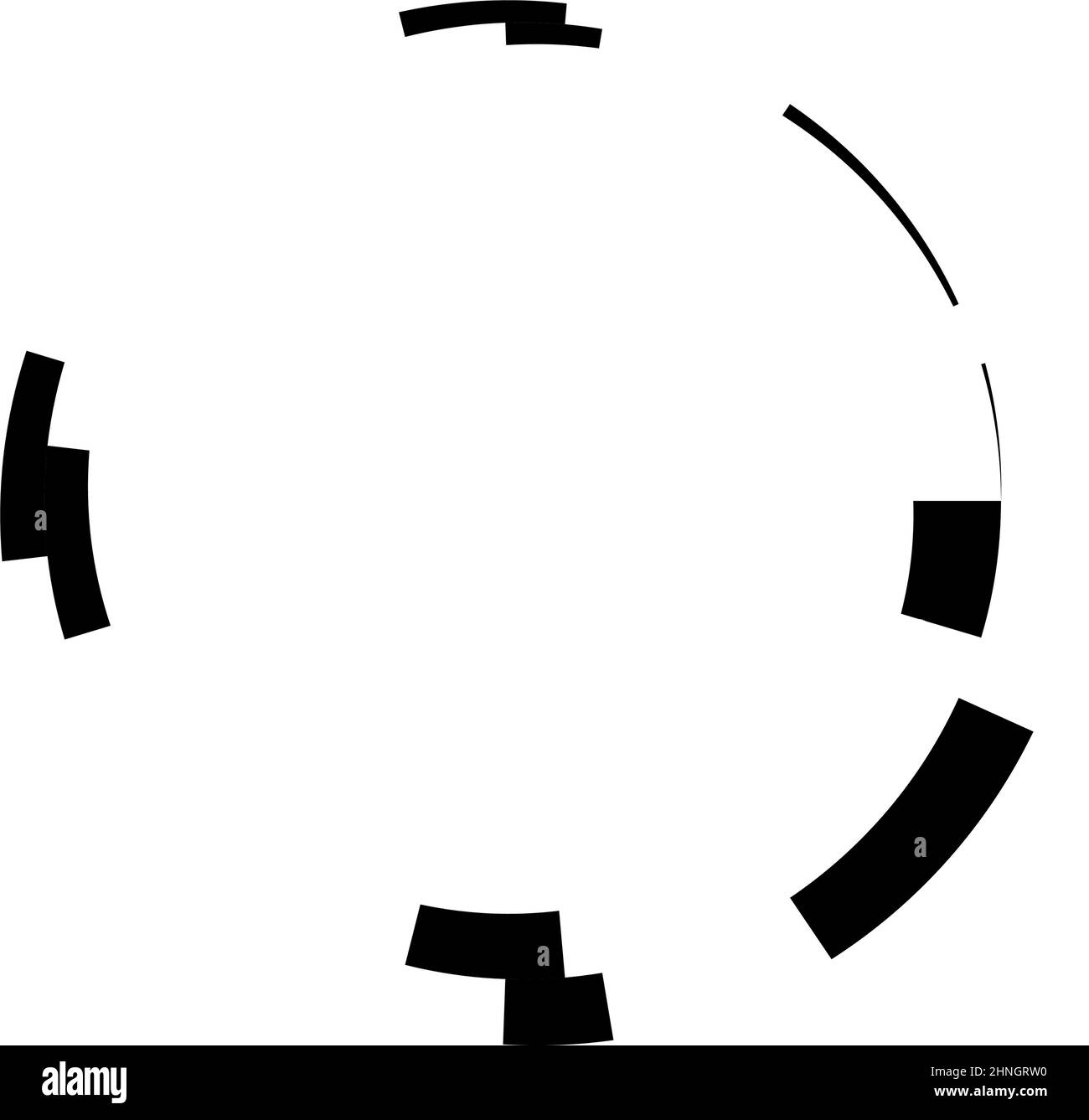 Abstract circle graphic. Geometric circle, ring design element ...