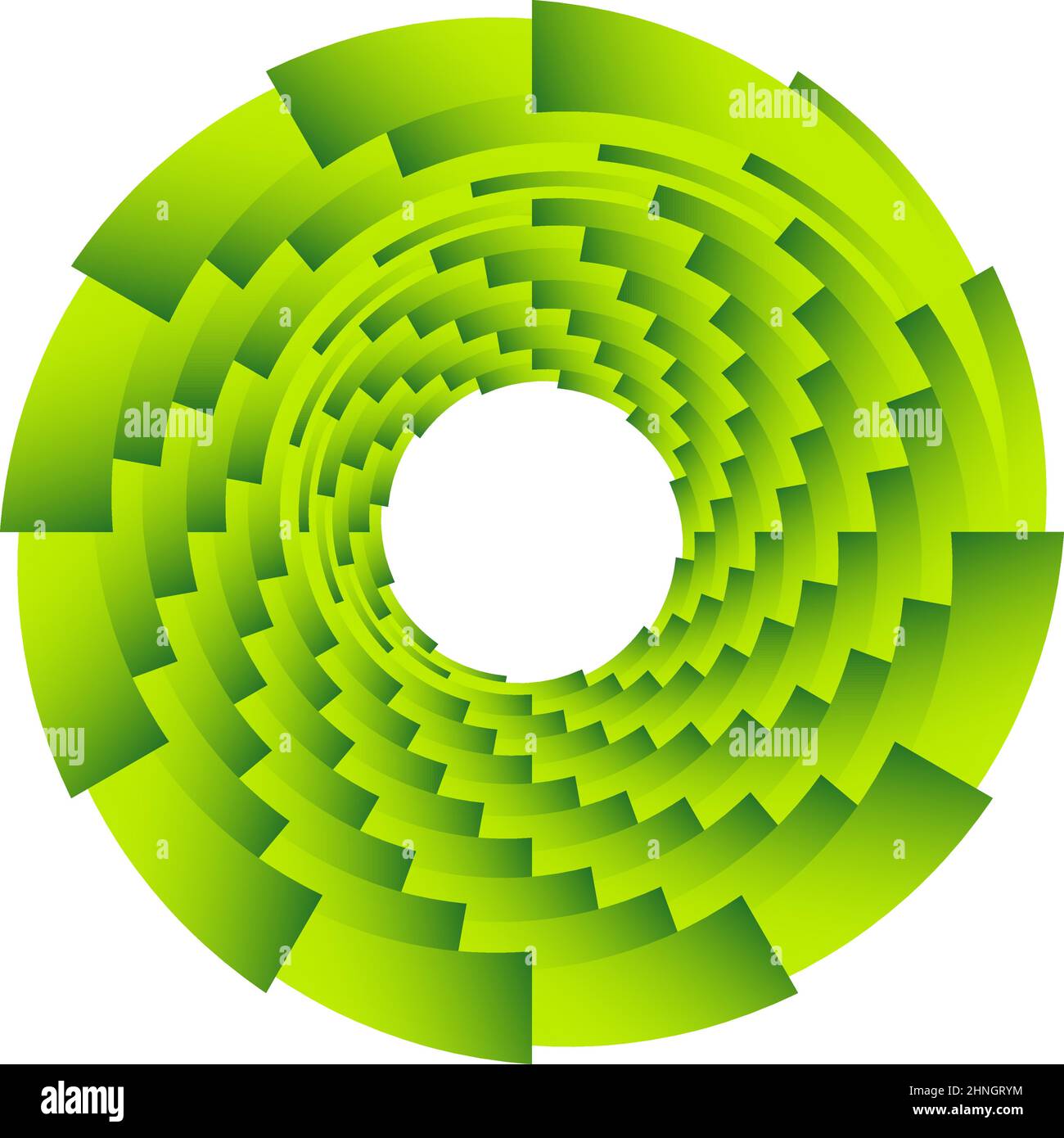 Abstract geometric circle, ring design element. Circular, concentric circlet. Swirl, twirl ...