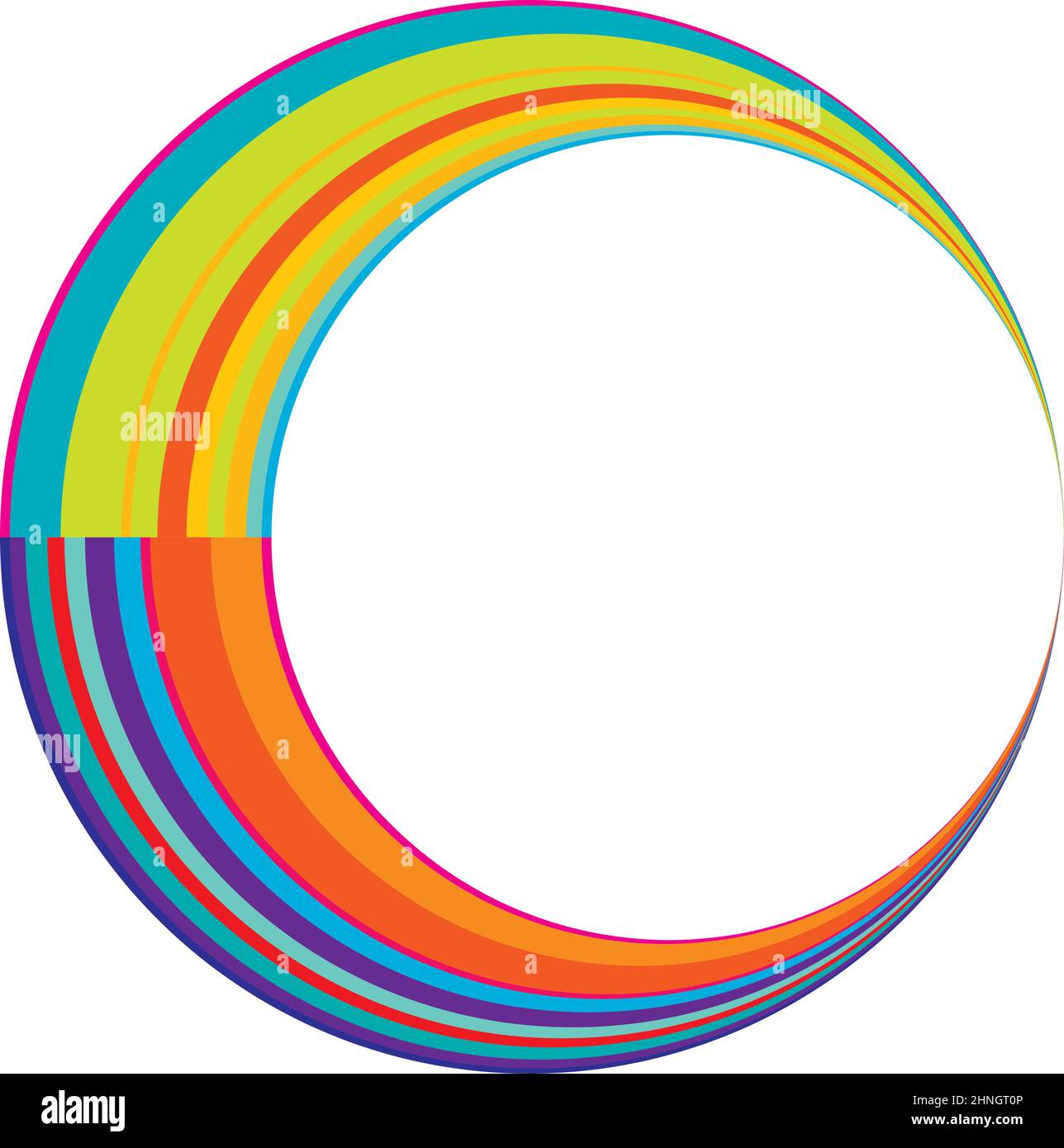 Abstract circle graphic. Geometric circle, ring design element ...