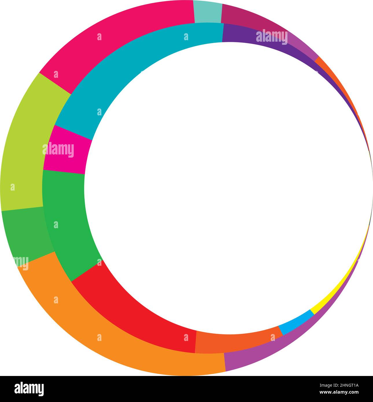 Abstract circle graphic. Geometric circle, ring design element ...