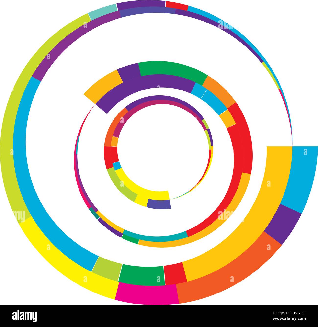 Abstract circle graphic. Geometric circle, ring design element ...