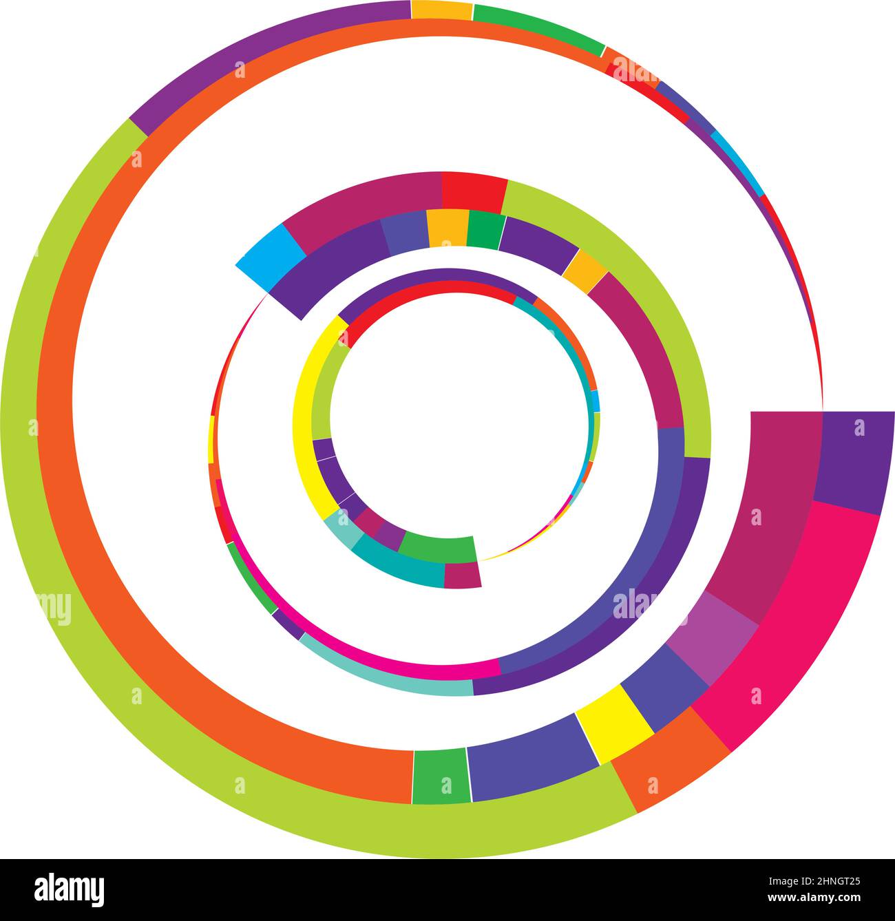 Abstract circle graphic. Geometric circle, ring design element ...
