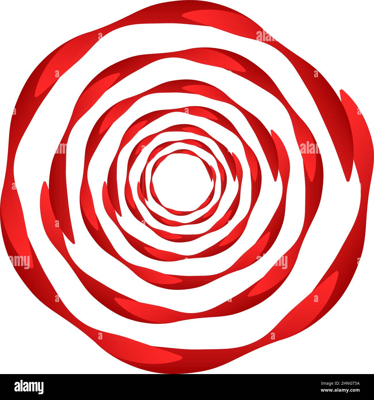 Abstract geometric circle, ring design element. Circular, concentric ...