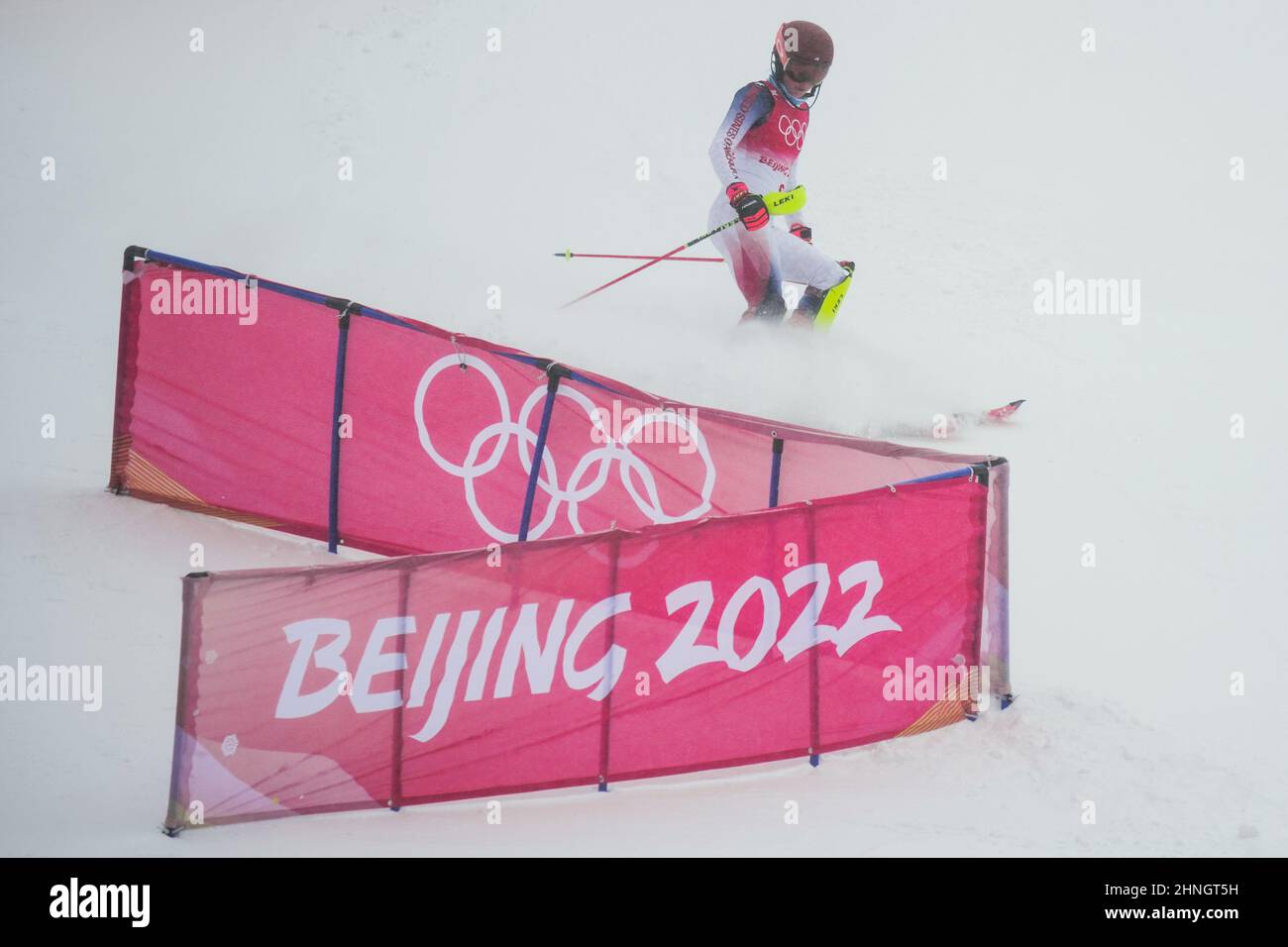 Yanqing, China. 17th Feb, 2022. Olympics, alpine skiing, combined ...