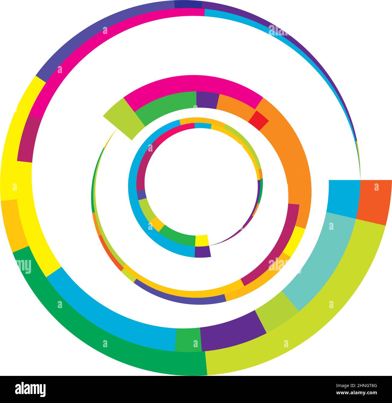 Abstract circle graphic. Geometric circle, ring design element ...