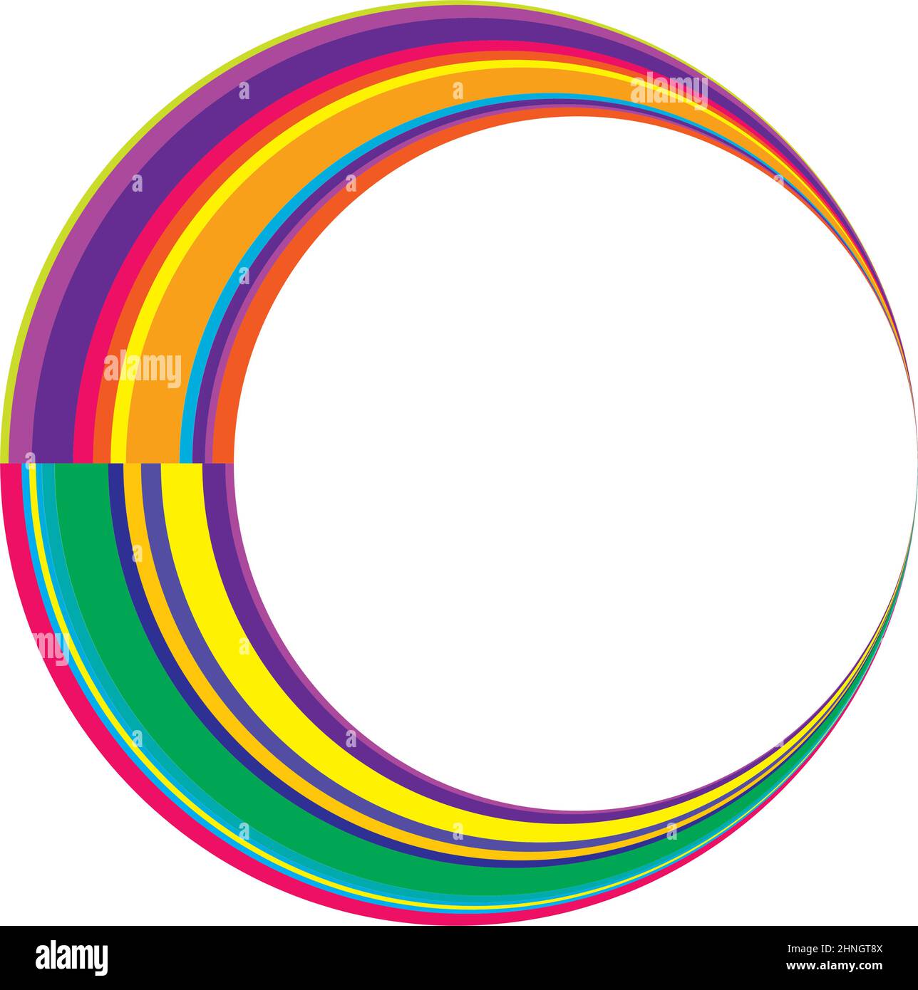 Abstract circle graphic. Geometric circle, ring design element ...