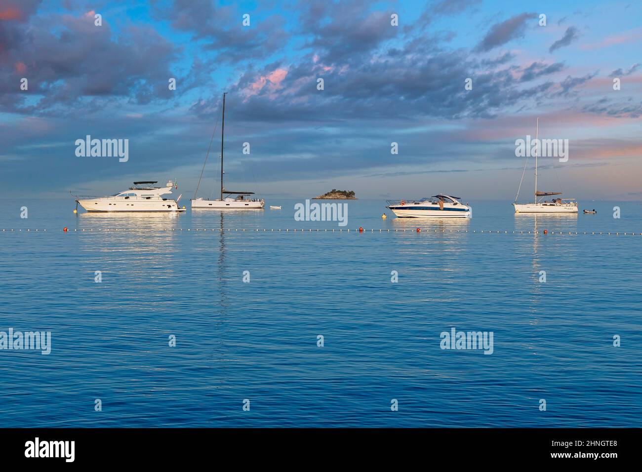 Boats in the harbour, summertime vacation outdoor theme Stock Photo - Alamy