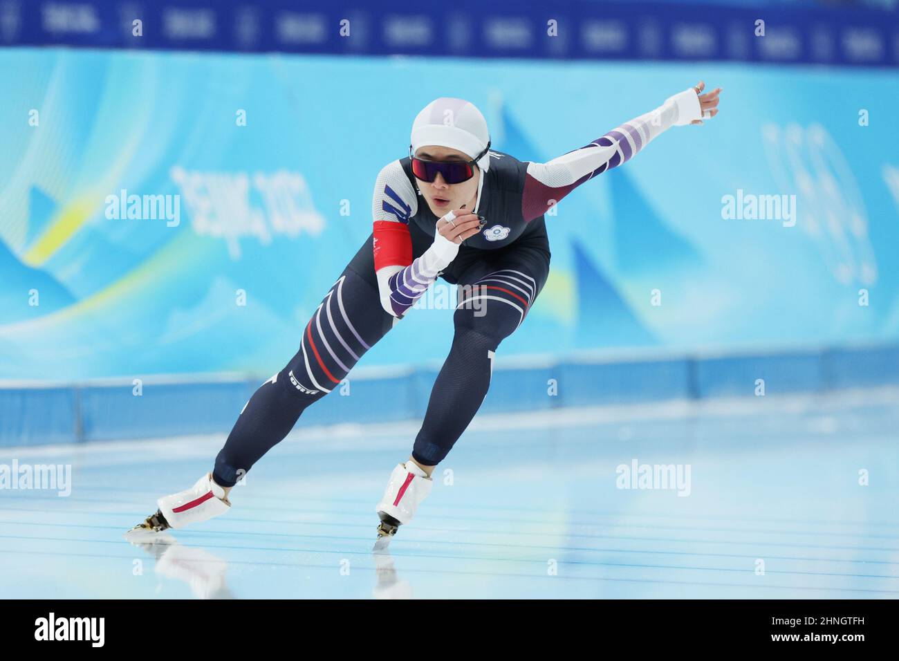 Beijing, China. 7th Feb, 2022. Yu Ting Huang (TPE) Speed Skating ...
