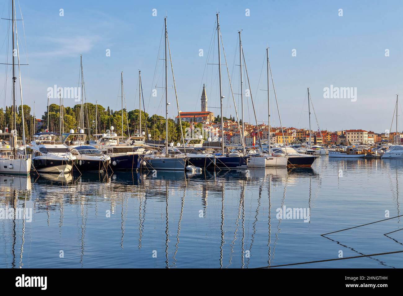 Boats in the harbour, summertime vacation outdoor theme Stock Photo - Alamy