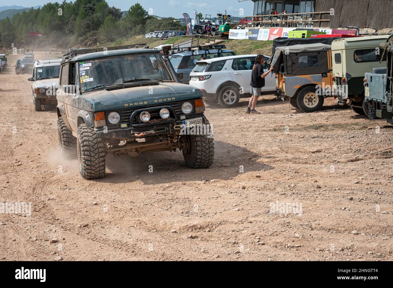 Spain, August 12, 2021: Range Rover Classic modified for the off-roader ...