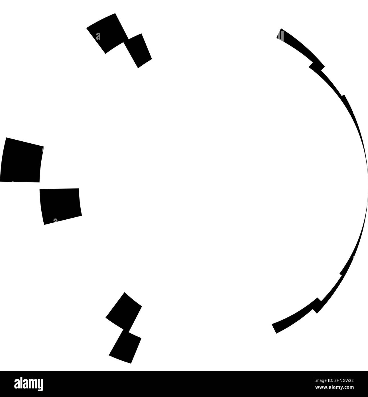 Abstract circle graphic. Geometric circle, ring design element ...