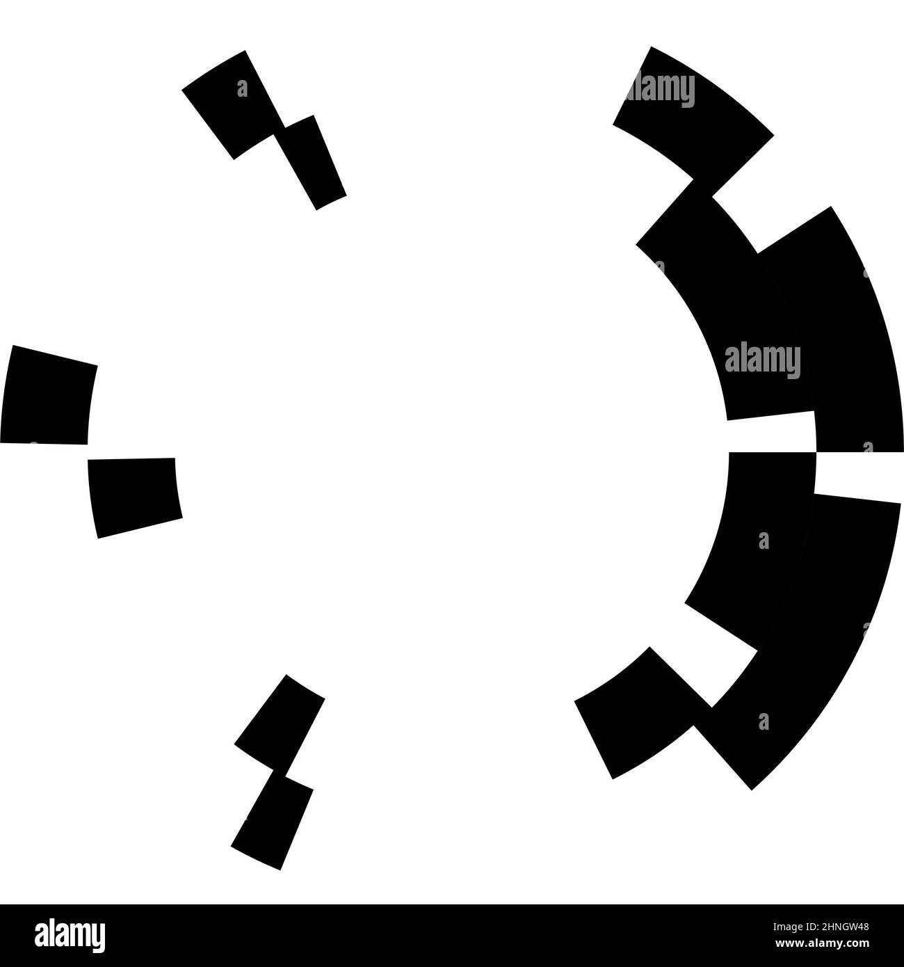 Abstract circle graphic. Geometric circle, ring design element ...