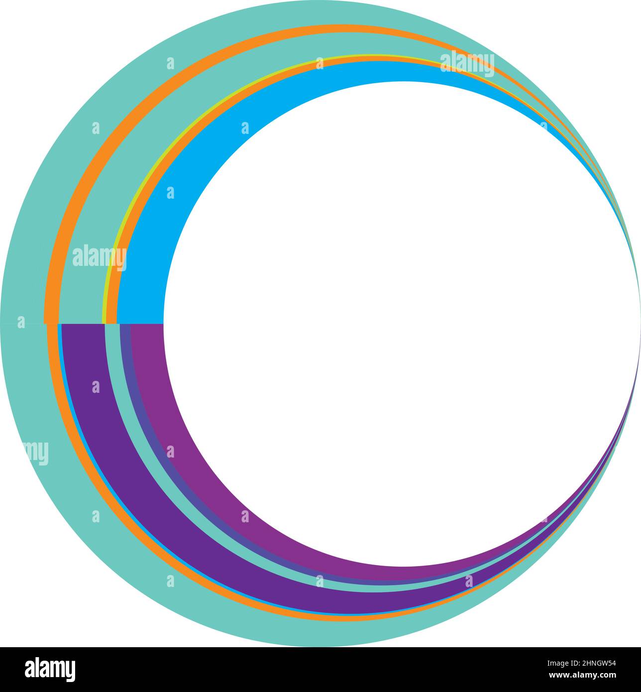 Abstract circle graphic. Geometric circle, ring design element ...