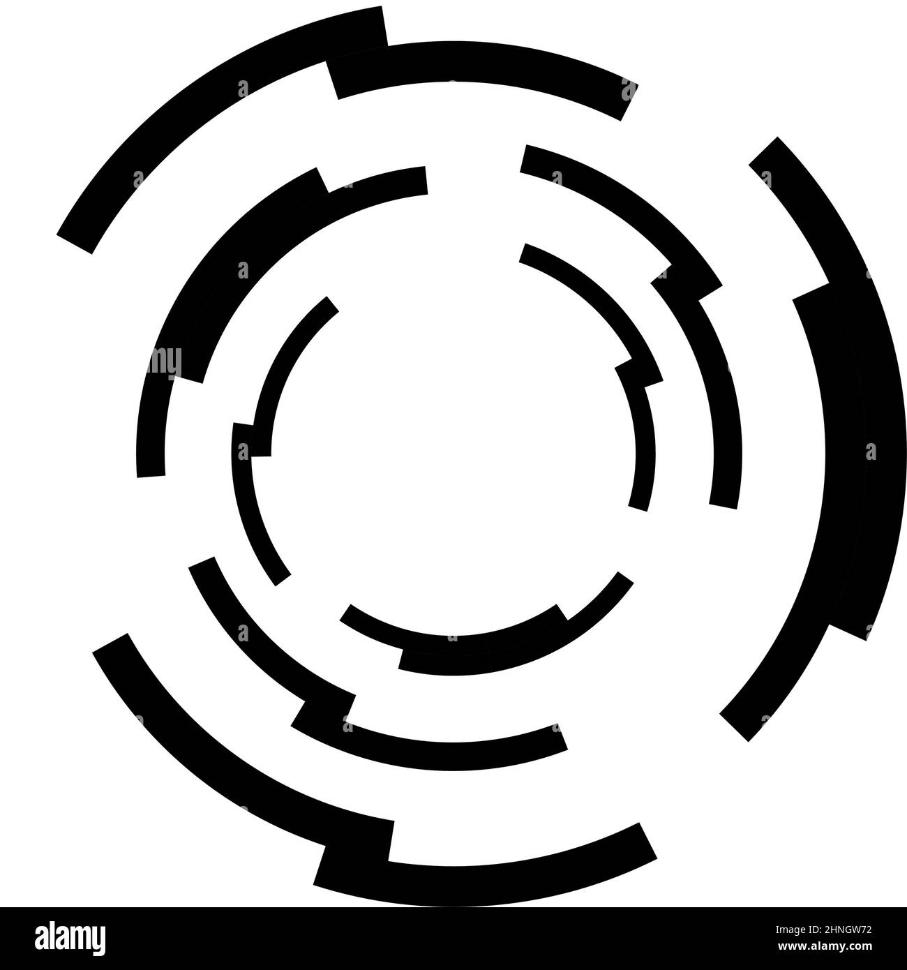 Abstract circle graphic. Geometric circle, ring design element ...