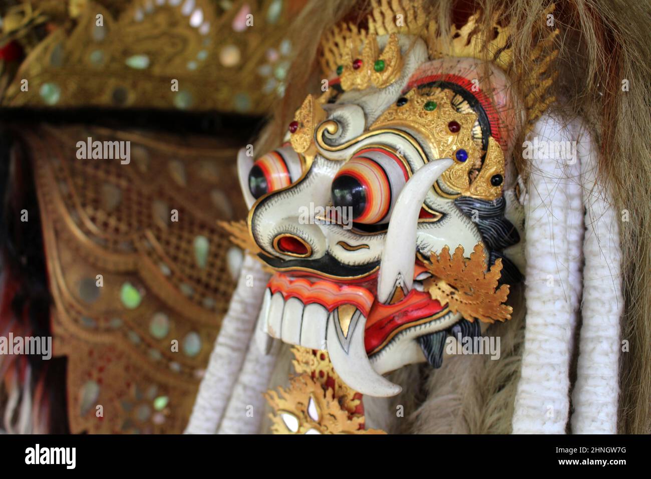 Balinese barong, a tiger like creature in mythology Stock Photo - Alamy