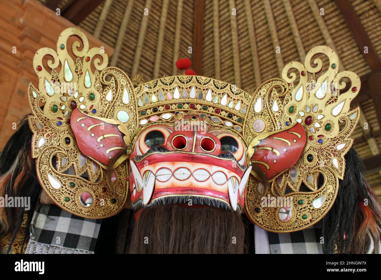 Balinese barong, a tiger like creature in mythology Stock Photo - Alamy