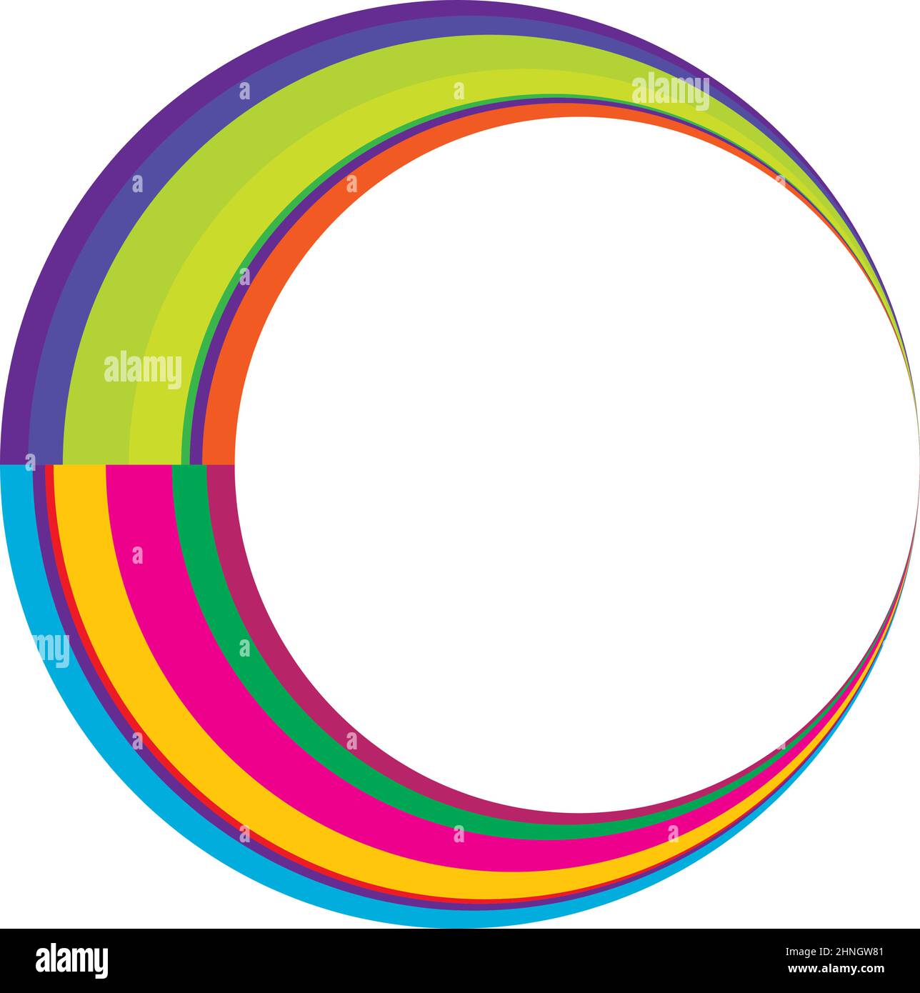 Abstract circle graphic. Geometric circle, ring design element ...