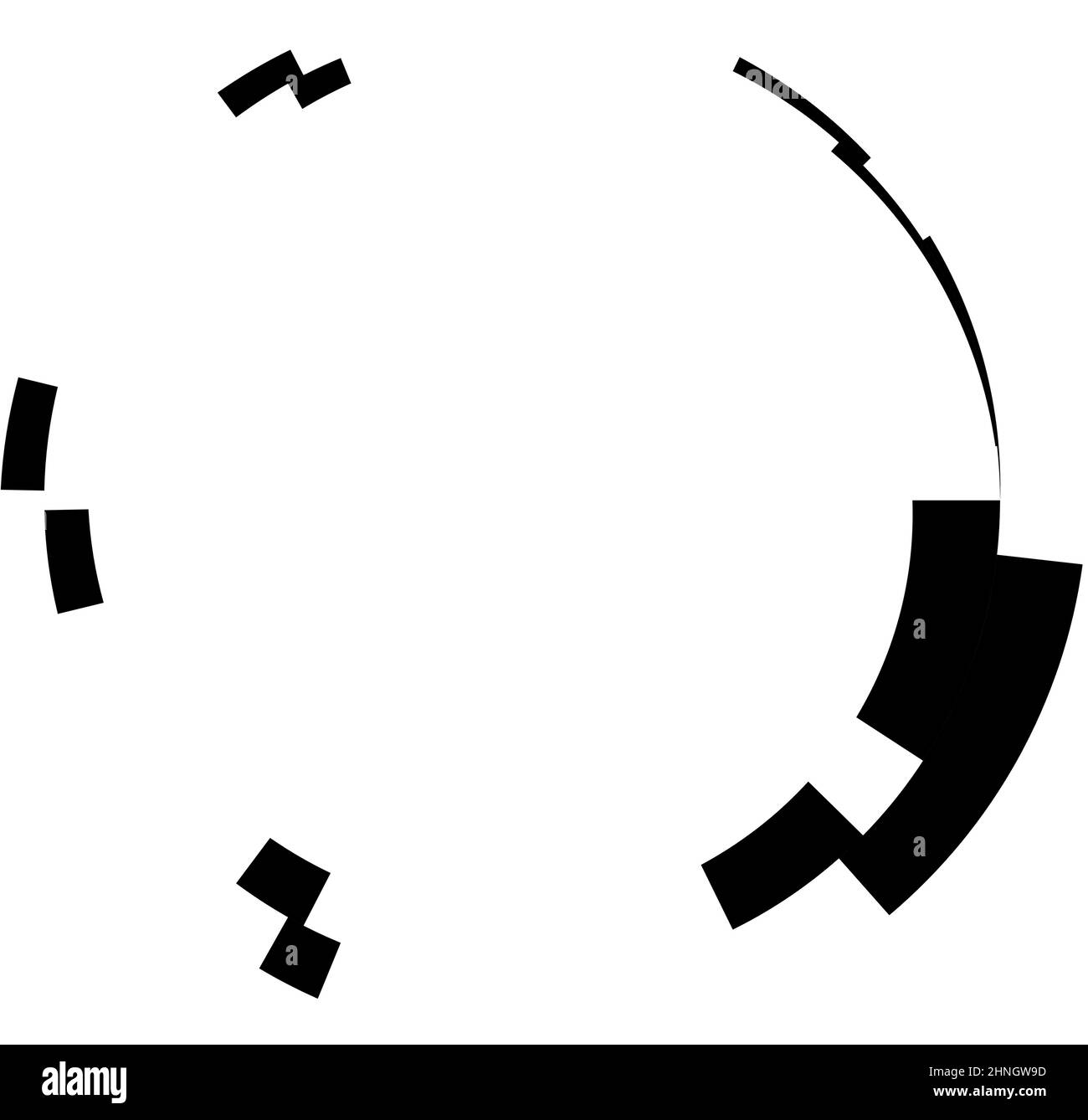 Abstract circle graphic. Geometric circle, ring design element ...