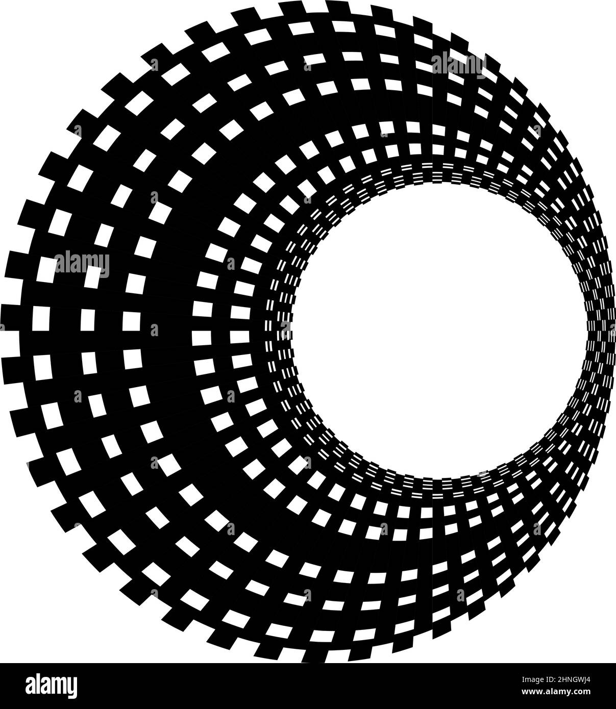 Abstract circle graphic. Geometric circle, ring design element ...