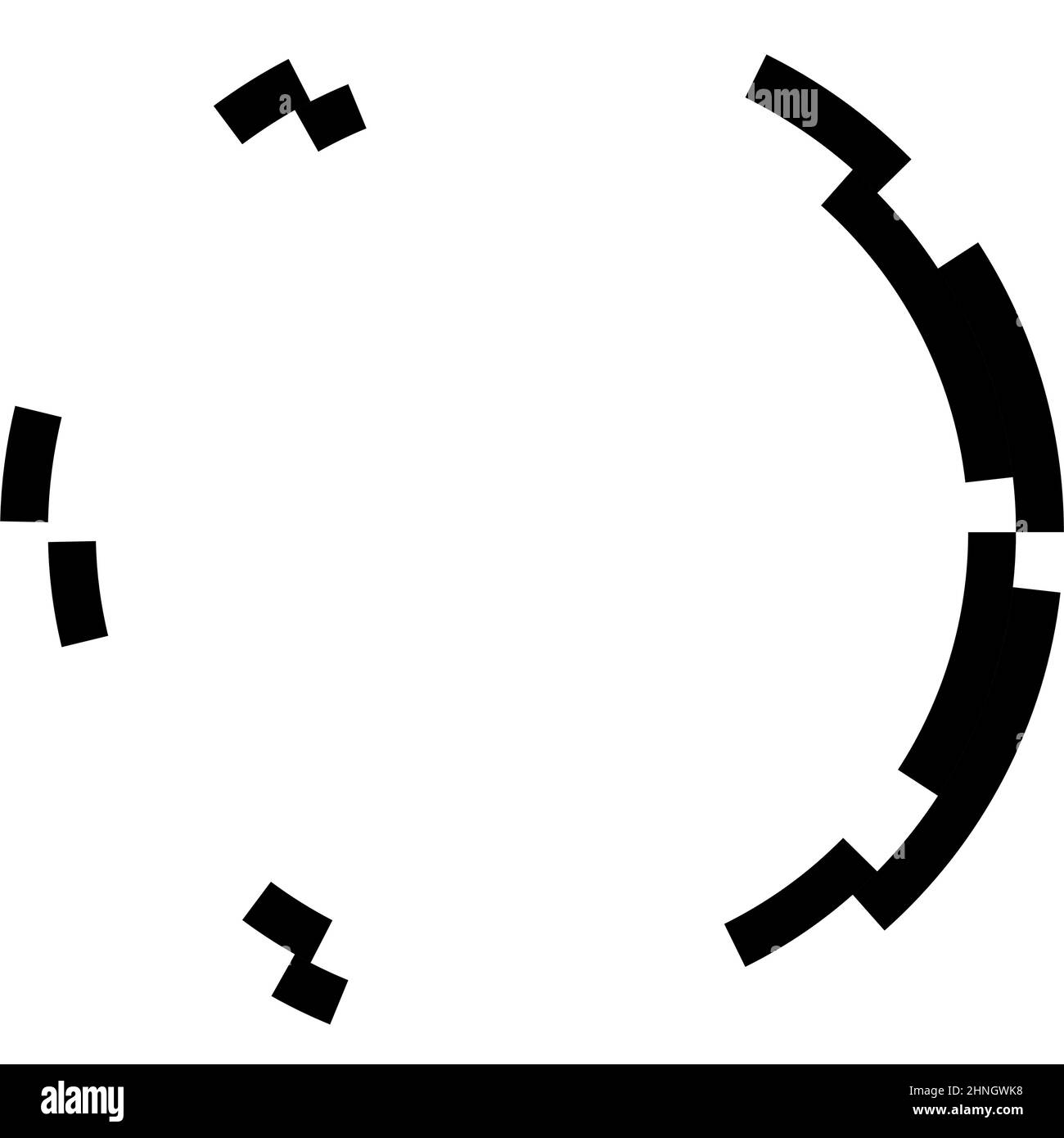 Abstract circle graphic. Geometric circle, ring design element ...