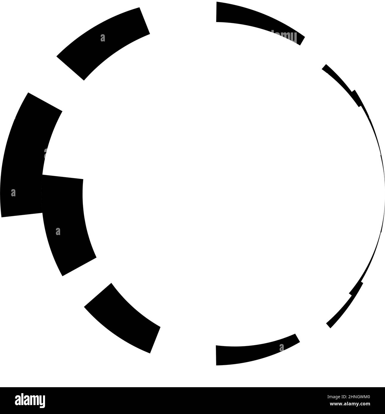 Abstract circle graphic. Geometric circle, ring design element ...