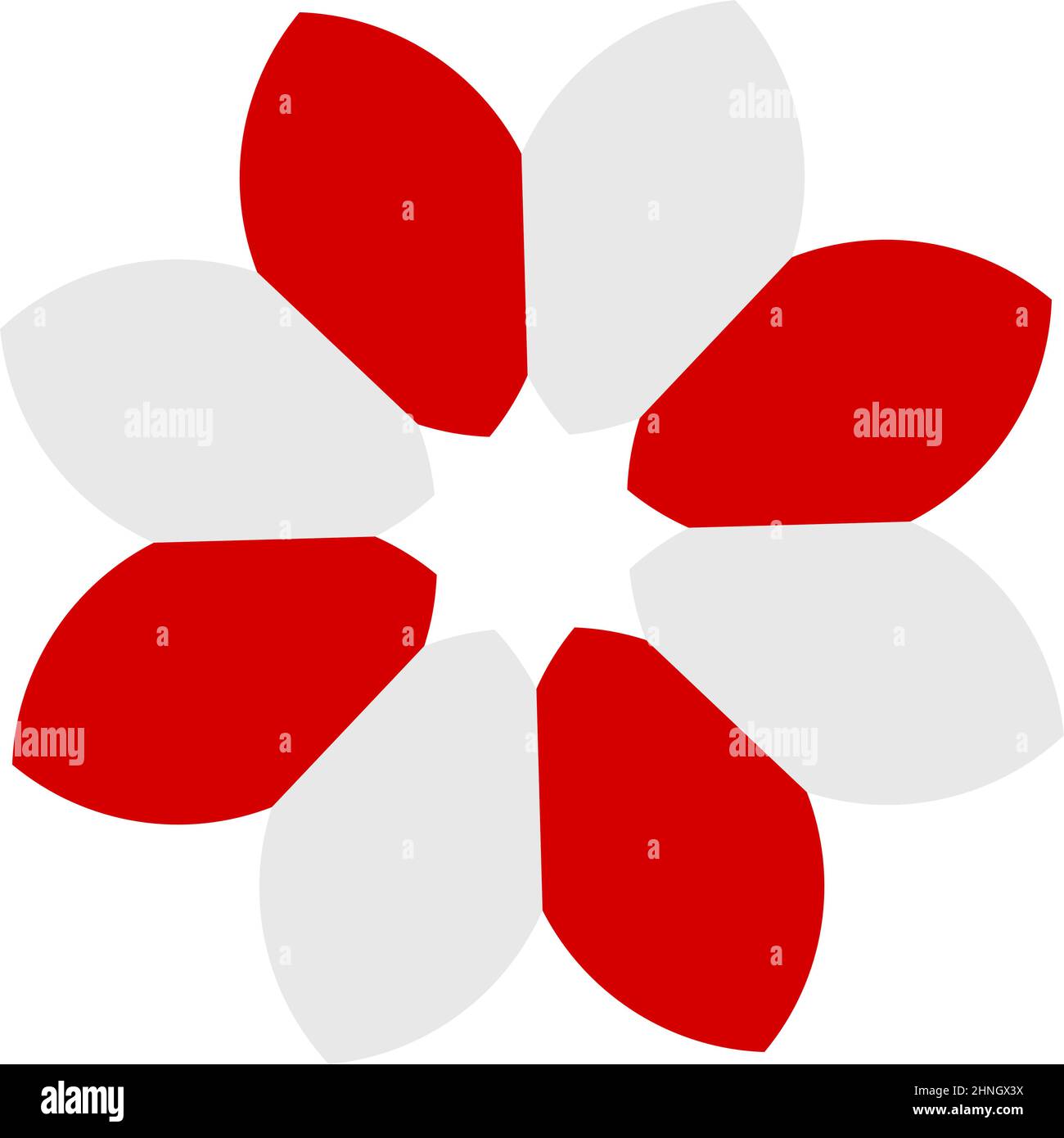 Shape, symbol, icon with abstract geometry. Geometrical vector - stock ...