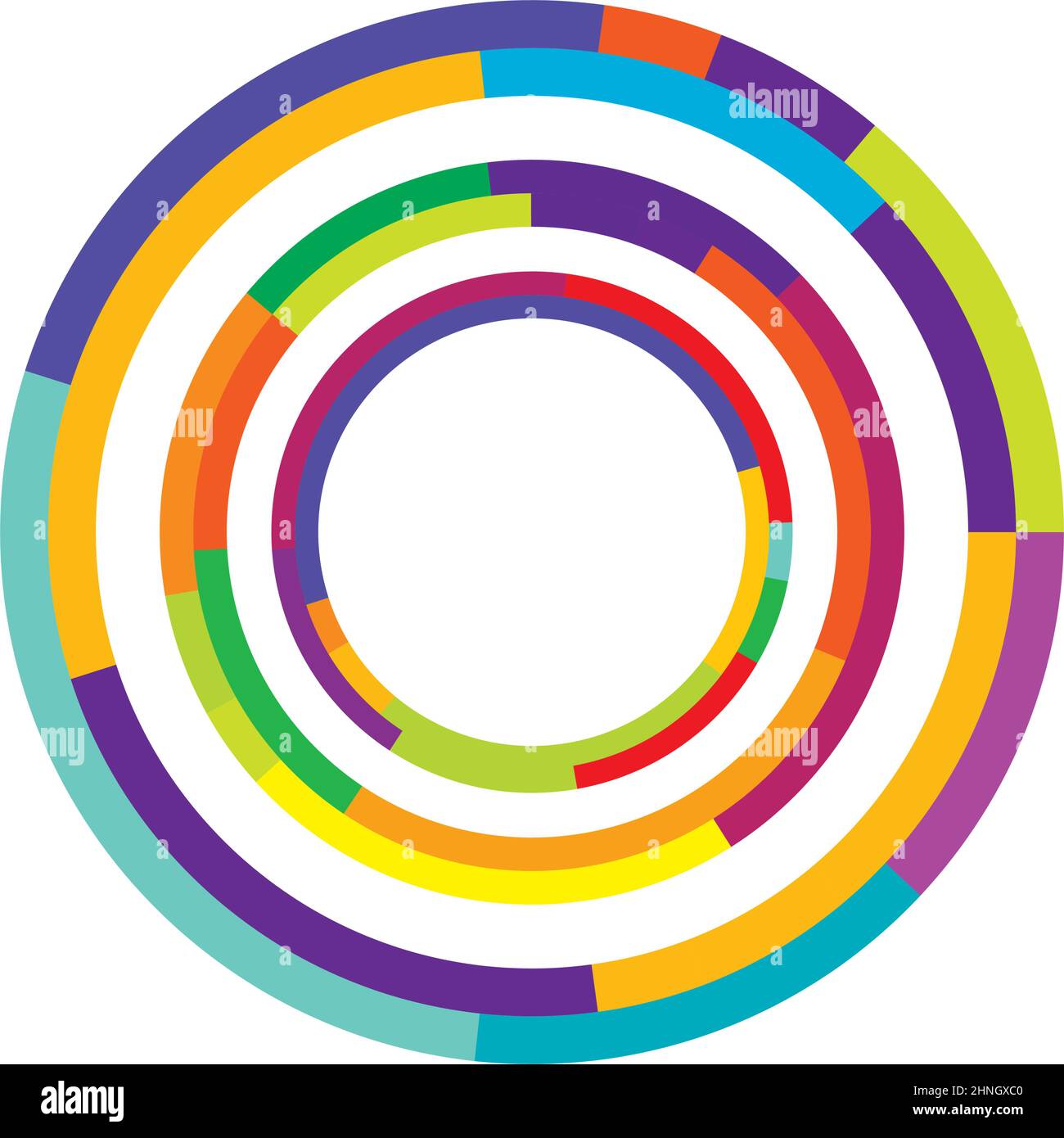 Abstract circle graphic. Geometric circle, ring design element ...