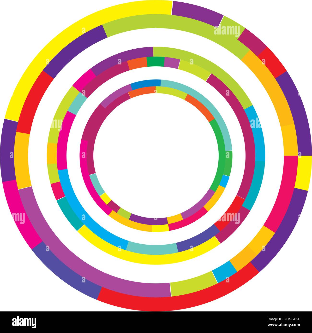 Abstract circle graphic. Geometric circle, ring design element ...