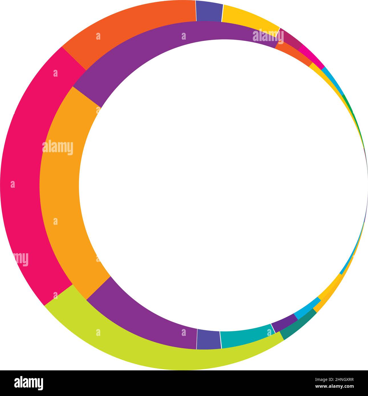 Abstract circle graphic. Geometric circle, ring design element ...
