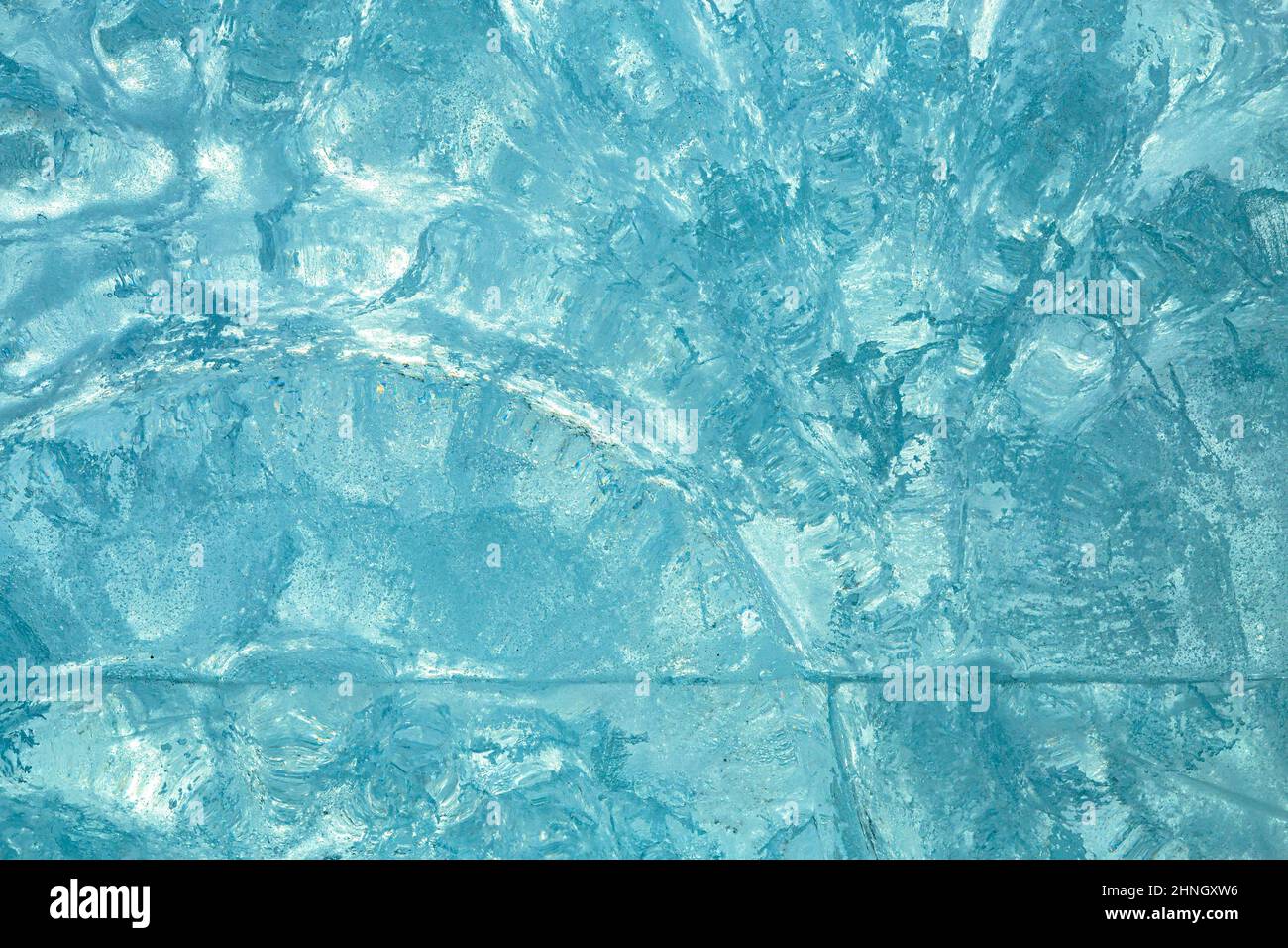 Ice block wall as texture or background. Cold frost transparent bricks ...