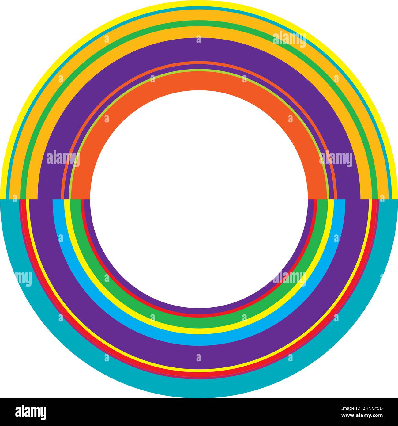 Abstract circle graphic. Geometric circle, ring design element ...