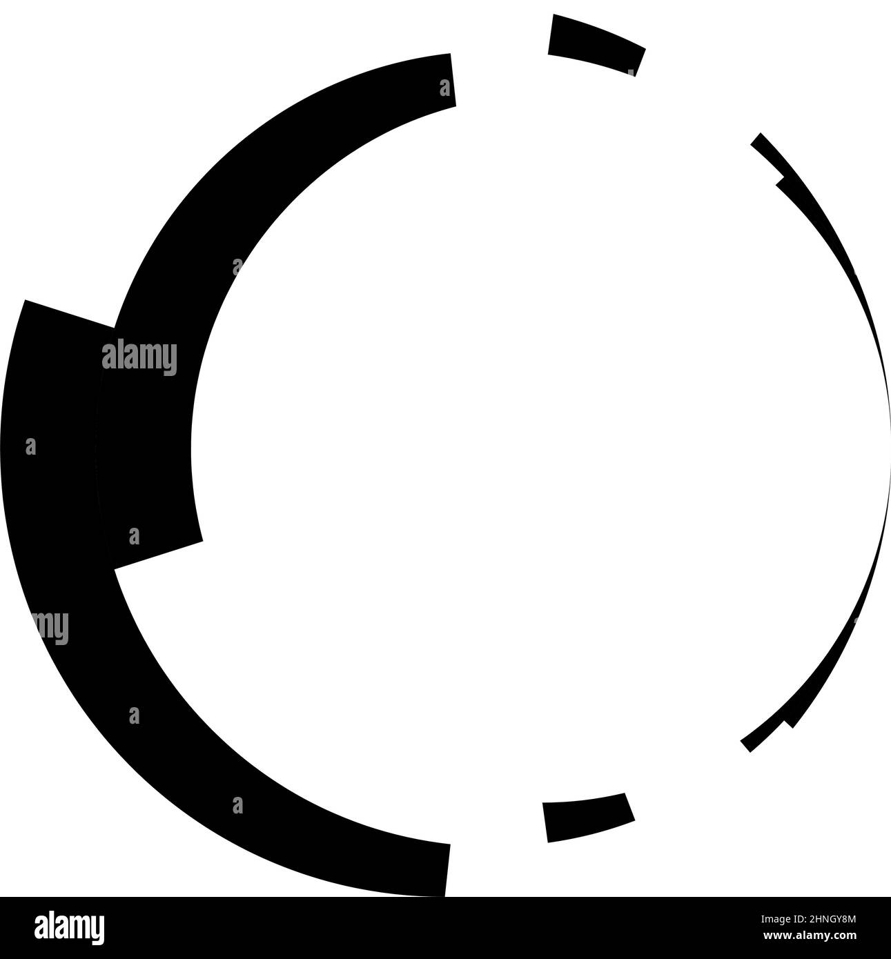 Abstract circle graphic. Geometric circle, ring design element ...