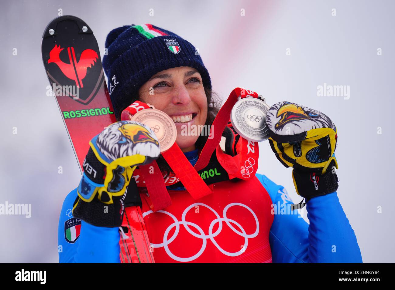 Yanqing, China. 17th Feb, 2022. Olympics, Alpine skiing, combined ...