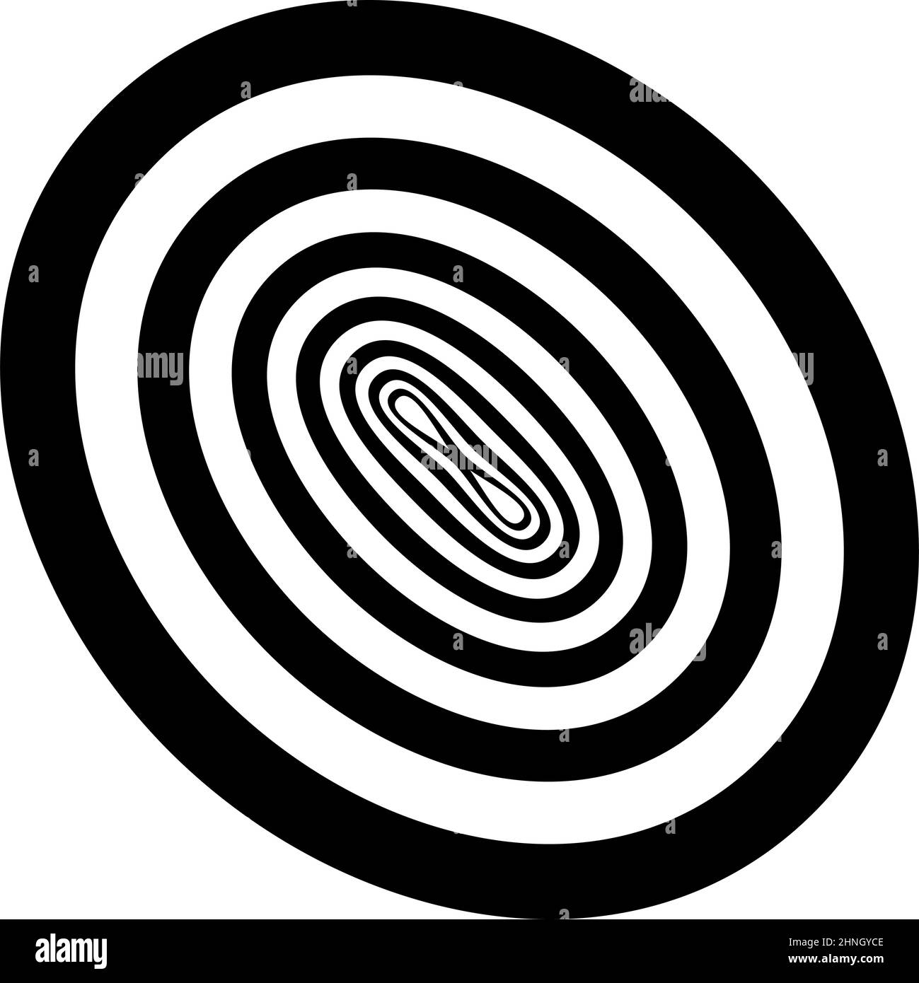 Abstract op-art element(s). Optical, visual art shapes, icons, symbols ...