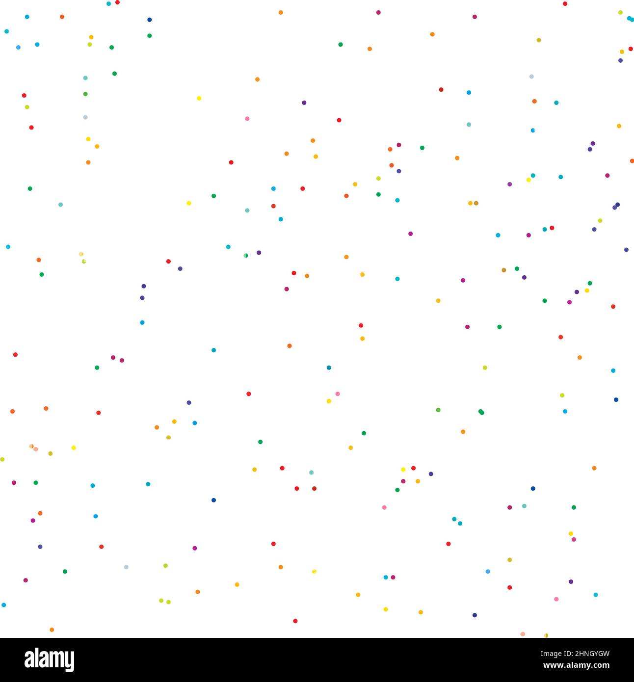 Colorful random, diffuse circles, dots pattern. Scattered speckles ...