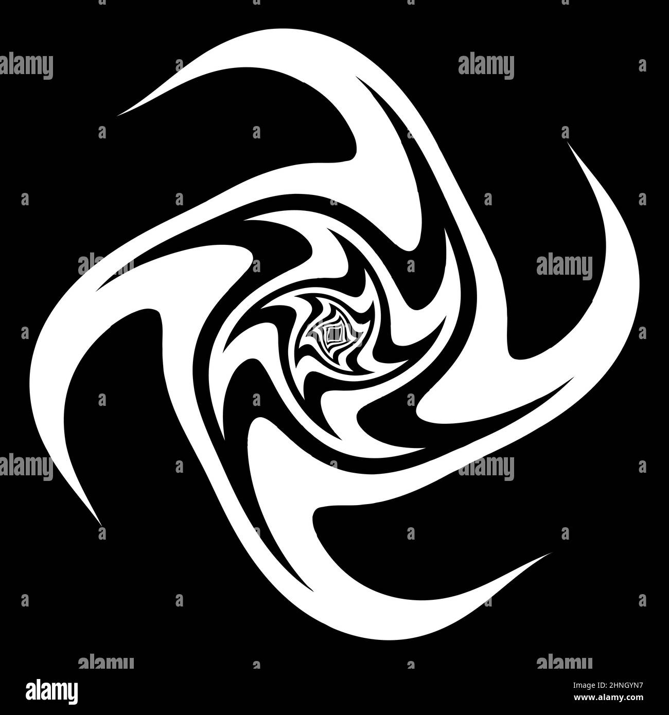 Abstract op-art element(s). Optical, visual art shapes, icons, symbols ...