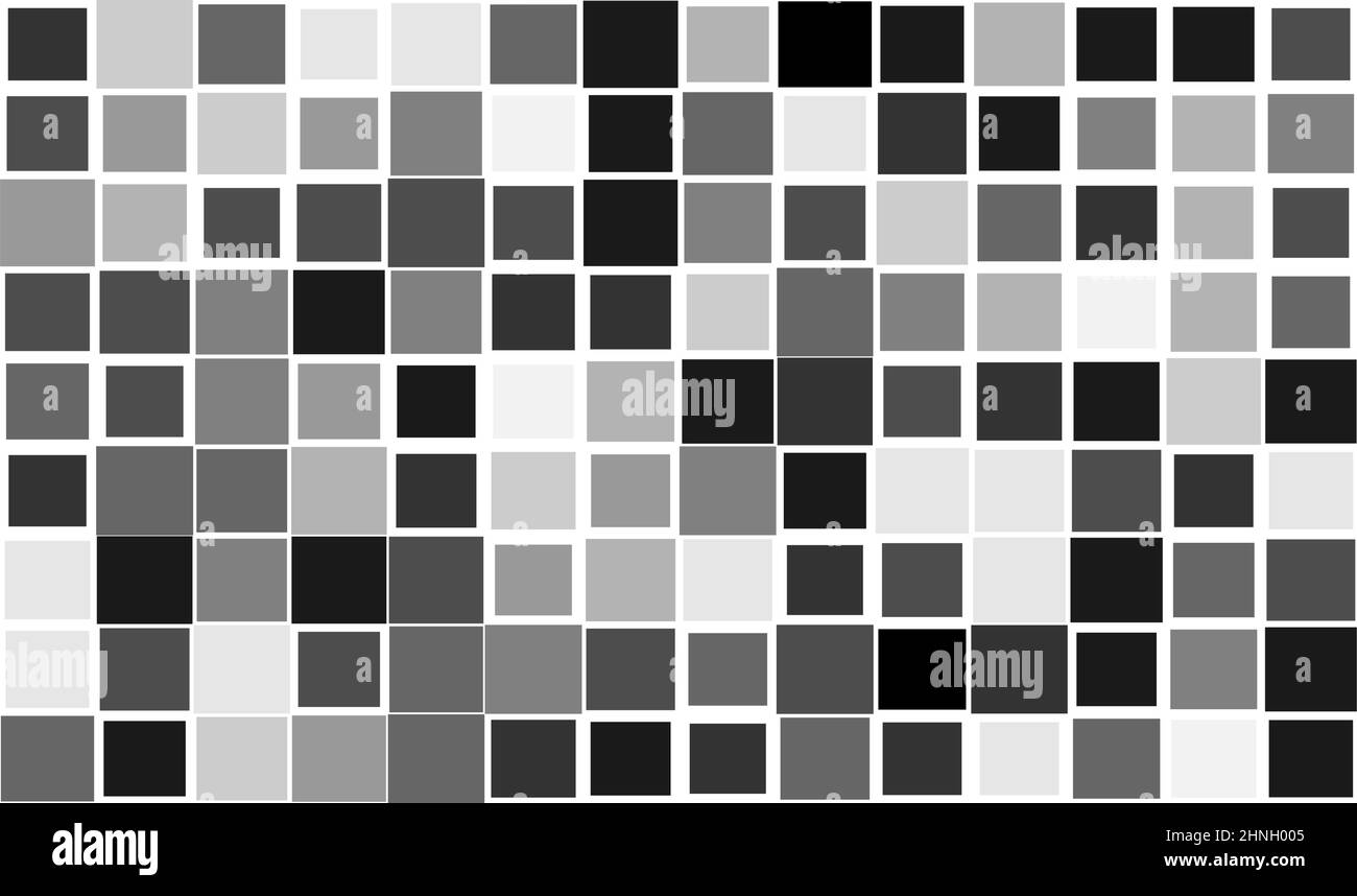 Random mosaic square tiles seamless, repeatable cubism pattern, texture ...