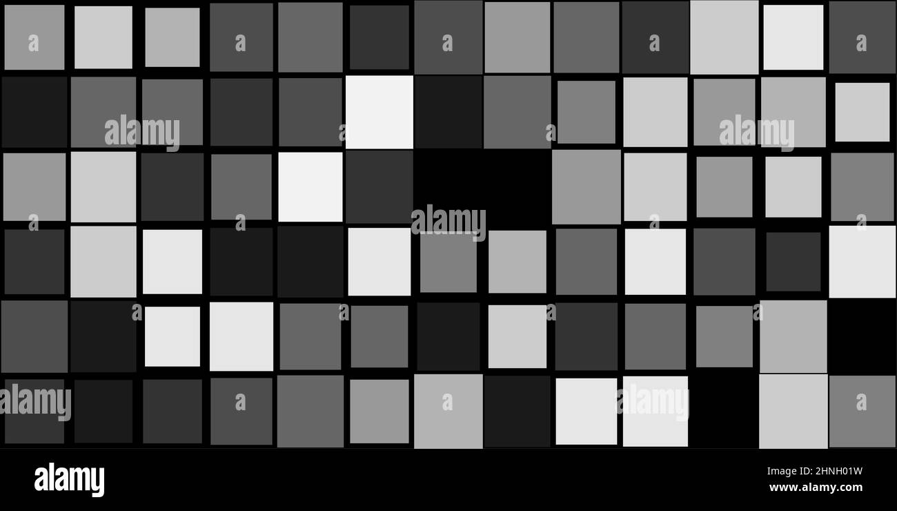 Random mosaic square tiles seamless, repeatable cubism pattern, texture ...