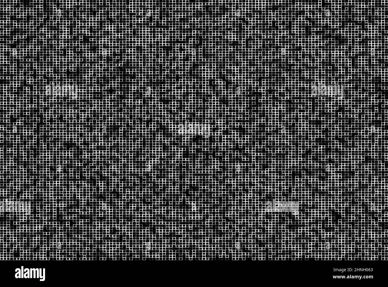 Random mosaic square tiles seamless, repeatable cubism pattern, texture ...