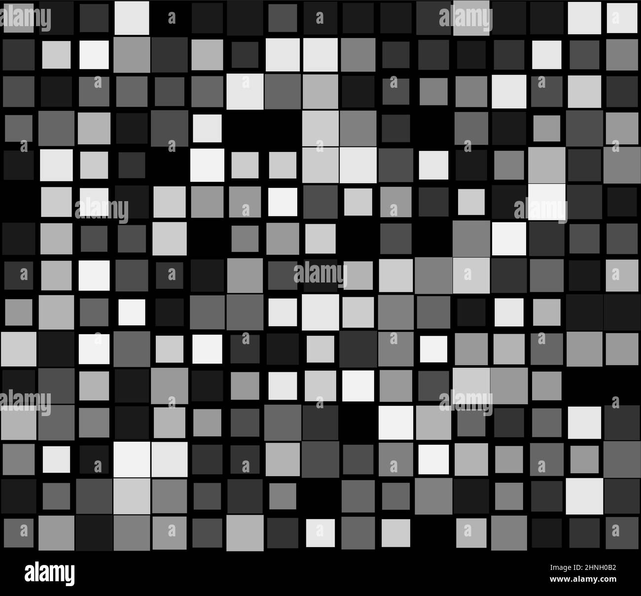 Random mosaic square tiles seamless, repeatable cubism pattern, texture ...