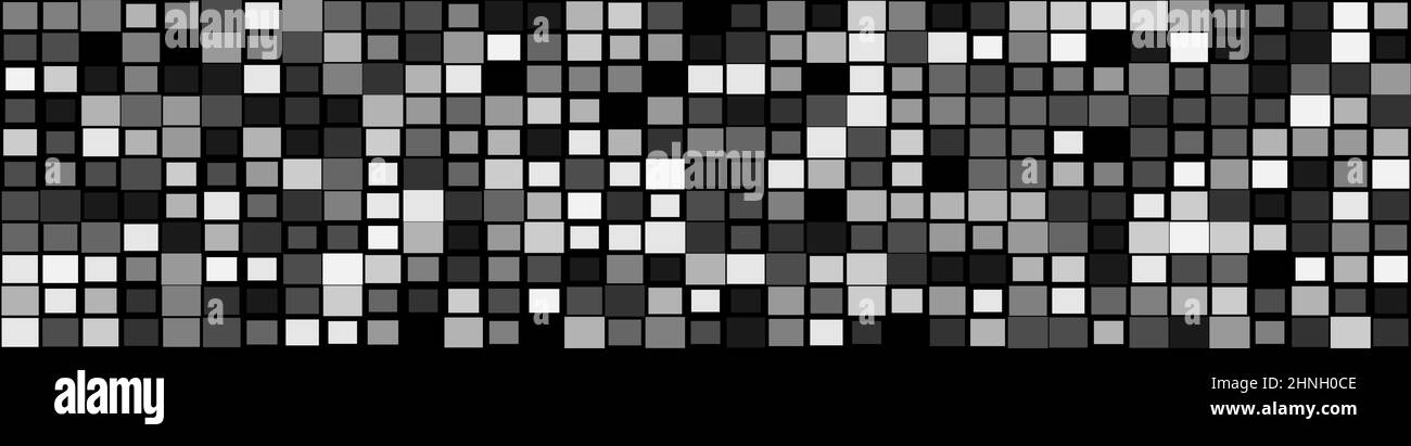 Random mosaic square tiles seamless, repeatable cubism pattern, texture ...