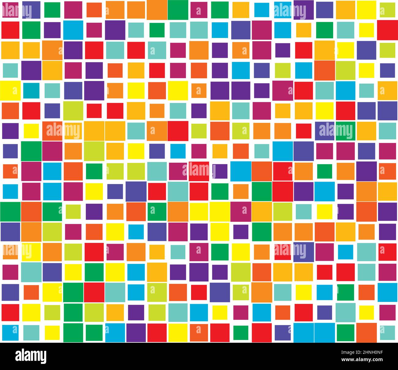 Random mosaic square tiles seamless, repeatable cubism pattern, texture ...