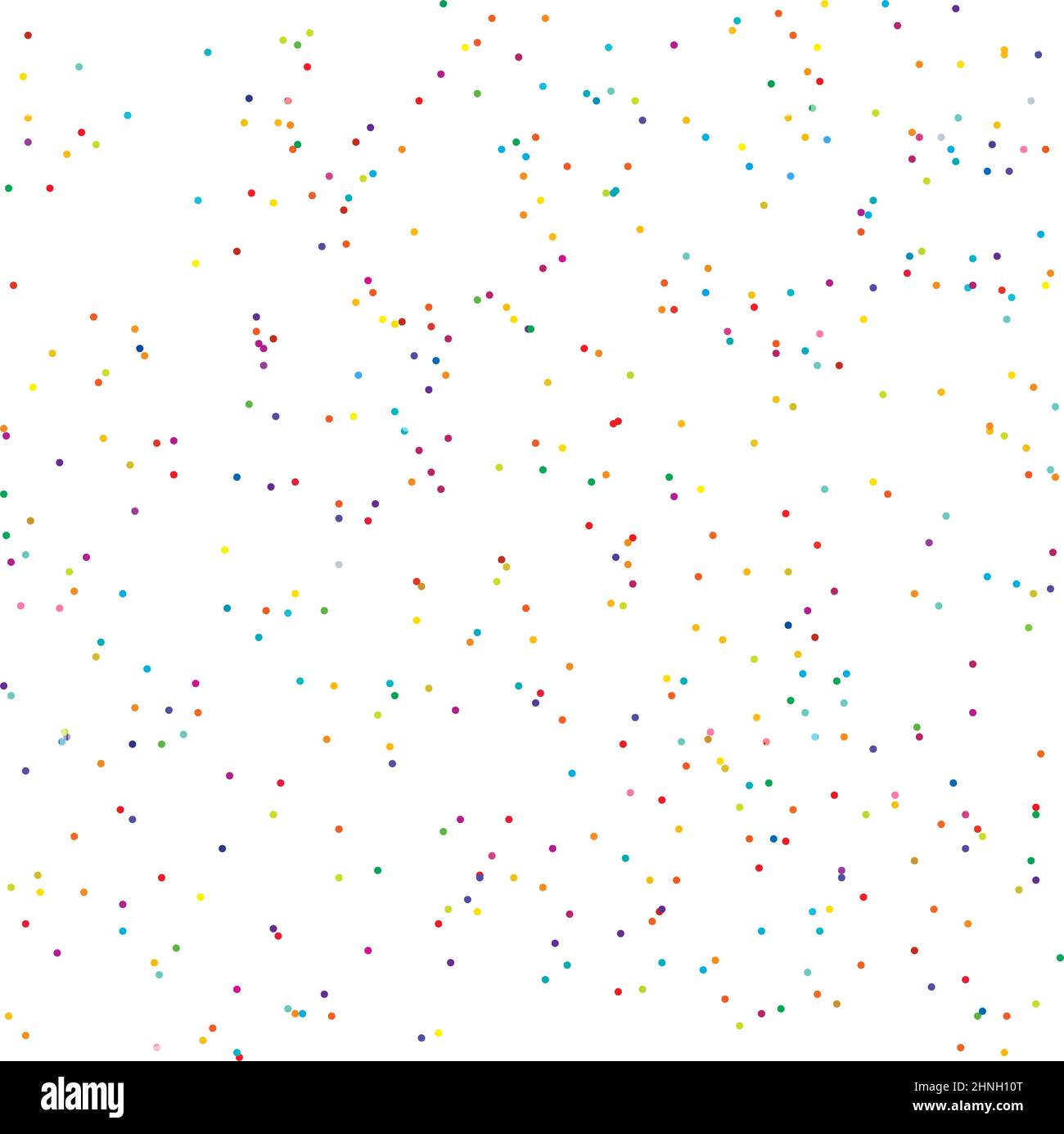 Colorful random, diffuse circles, dots pattern. Scattered speckles ...