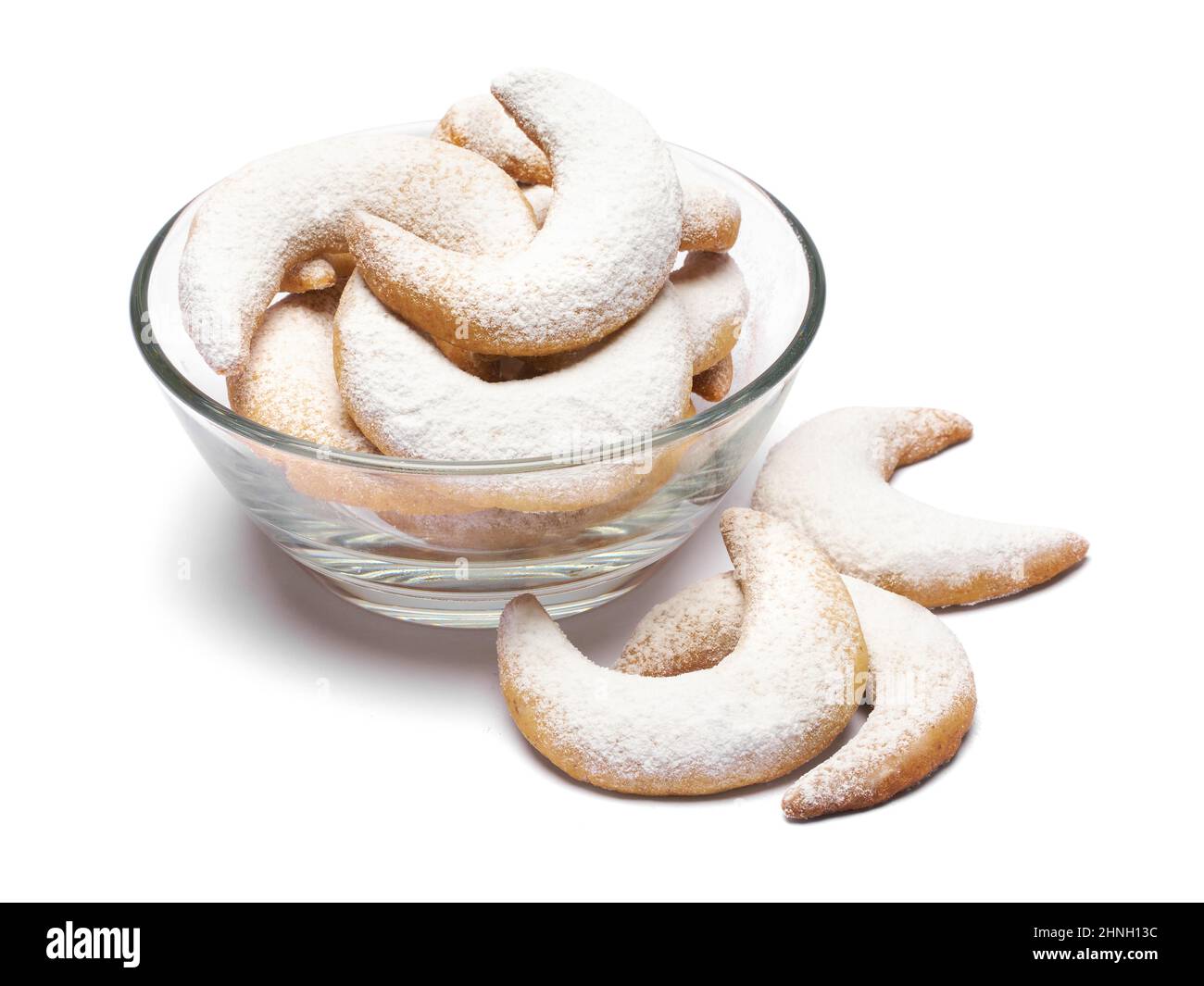 Traditional German or Austrian Vanillekipferl vanilla kipferl cookies ...